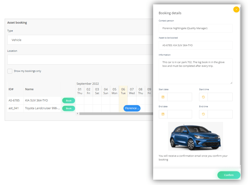 Book and Manage Assets Effectively