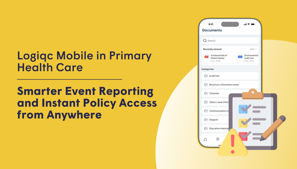 Logiqc Mobile in Primary Health Care: Smarter Event Reporting and ...